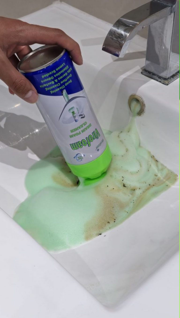 Virofoam – Virofoam: 360° Drain and Overflow Cleaning Solution.